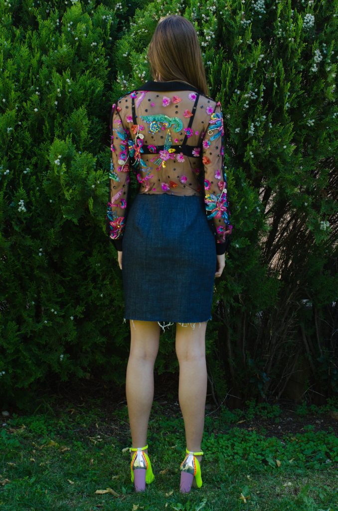 Transparent denim dress | Hero4Heroes